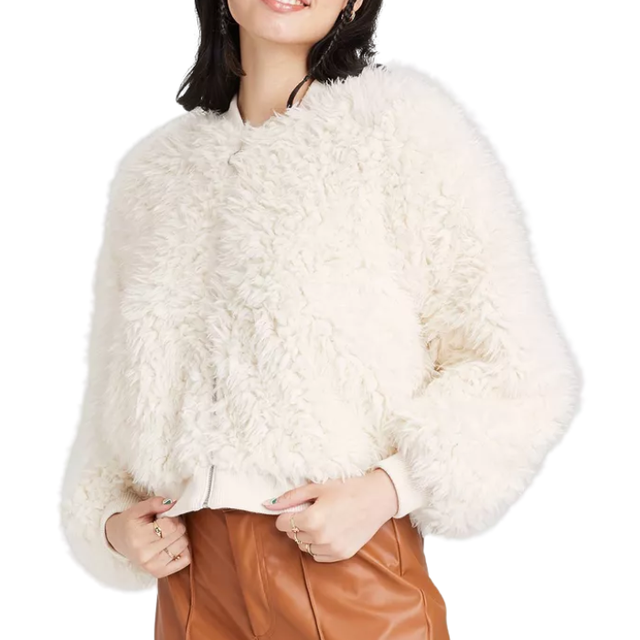 Trending Faux Fur And Sherpa Jackets | Rank & Style
